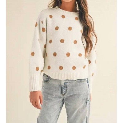 Girl Polka Dot Sweater - Heart & Arrow S : Target