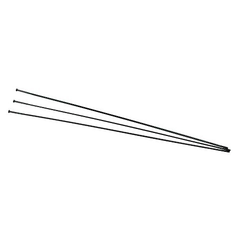 Zipp Sapim Cx-ray Black Straight Pull Spokes, Pack Of 3, 256mm : Target