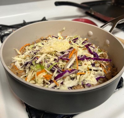 Kitchenaid 10pc Hard Anodized Ceramic Nonstick Cookware Set Matte Black ...