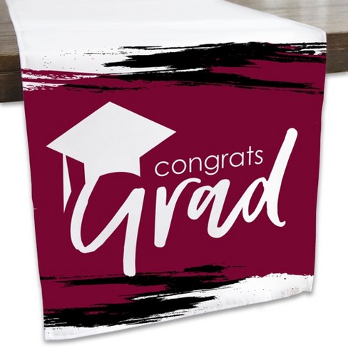 Big Dot Of Happiness Maroon Grad - Best Is Yet To Come - Burgundy ...