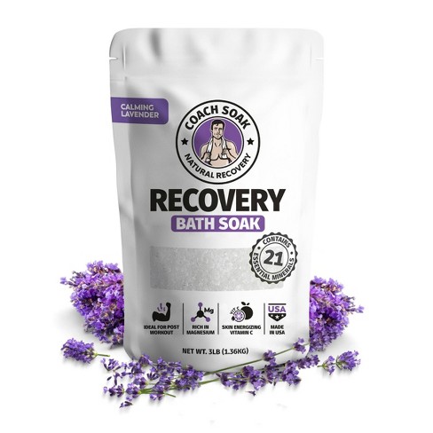 Coach Soak Muscle Recovery Lavender Bath Soak - 3lb : Target