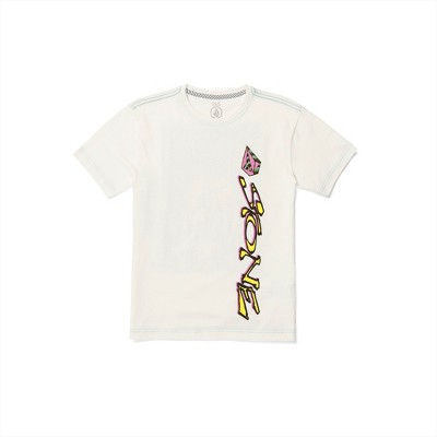 Volcom Boys Sea Punk Short Sleeve Tee, Off White - S : Target