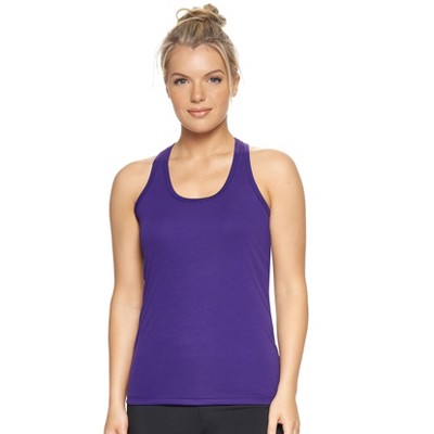 Expert Brand Usa-made Women's Drimax™ Racerback Tank Top Dark Purple L ...