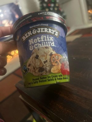 Ben & Jerry's Netflix & Chilled Peanut Butter Ice Cream - 16oz : Target