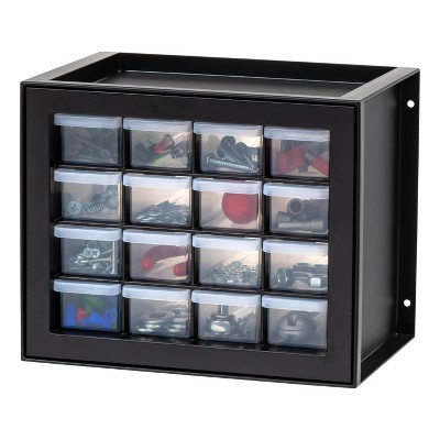Mpm 12 Drawer Plastic Parts Storage Cabinet Stackable Organizer ...