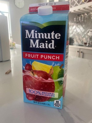Minute Maid Fruit Punch Juice - 59 Fl Oz : Target