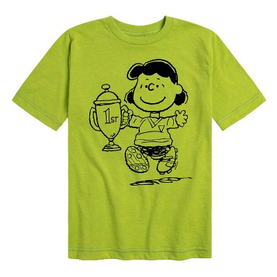 Boys' Peanuts Lucy First Place Short Sleeve Graphic T-shirt - Key Lime ...