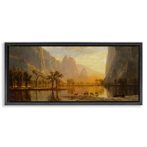 Stupell Industries Yosemite Valley Classic Painting, 31" X 14" : Target