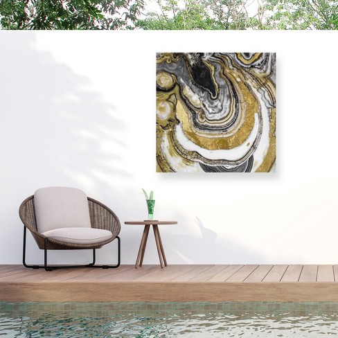 Color Bakery Stone Prose Outdoor Canvas Art : Target