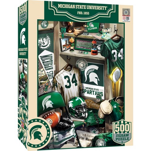 Masterpieces 500 Piece Puzzle - Michigan State Locker Room - 15"x21 ...