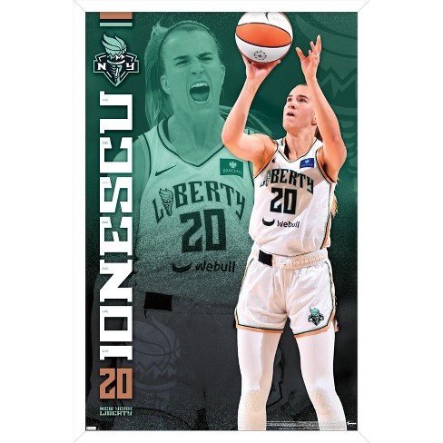 Trends International Wnba New York Liberty - Sabrina Ionescu 24 Framed ...