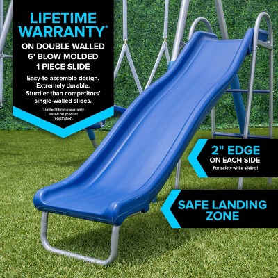 Sportspower Super Surfer Metal with 6' Slide Skyflyer Surfboard ...