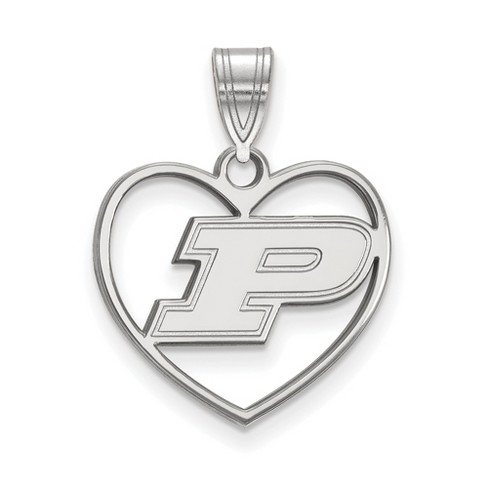 Black Bow Jewelry Sterling Silver Purdue Boilermakers Ncaa Pendant : Target