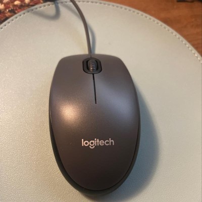 Logitech M100 Wired Mouse - Gray : Target