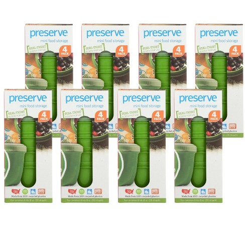 Preserve Mini Food Storage Containers Green - Case Of 8/4 Pack, 8 Oz ...
