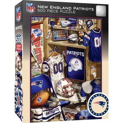 Masterpieces 500 Piece Puzzle - New England Patriots Locker Room - 15 ...
