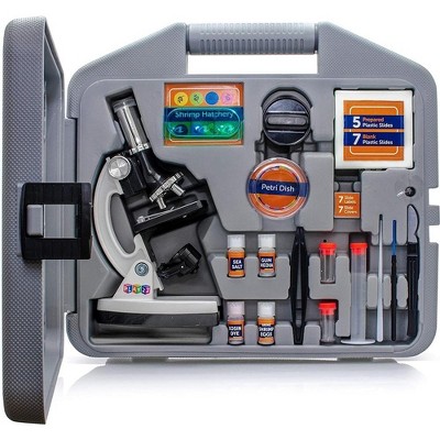 50pcs Microscope Kit Set In Carrying Box For Kids Educational Science ...