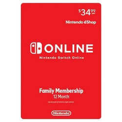 Nintendo Switch Online 12-month Individual Membership - Nintendo Switch ...