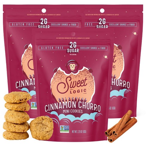Sweet Logic Gut-friendly Gluten Free Cinnamon Churro Snickerdoodle Mini ...