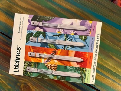 Lifelines 4pk Pen Diffuser Set With Assorted Essential Oil Blends ...