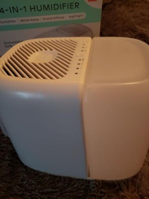 Canopy 4-in-1 Dishwasher Safe and Mold Inhibiting Humidifier - White ...