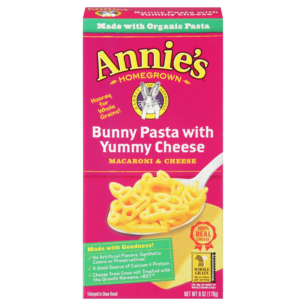 UPC 013562300600 - Annies Homegrown Totally Natural Bunny Pasta with ...