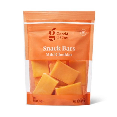 Mild Cheddar Cheese Snack Bars - 9oz/12ct - Good & Gather™ : Target