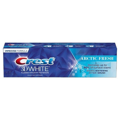 Crest 3d White Advanced Teeth Whitening Arctic Fresh Toothpaste - 3.3oz ...