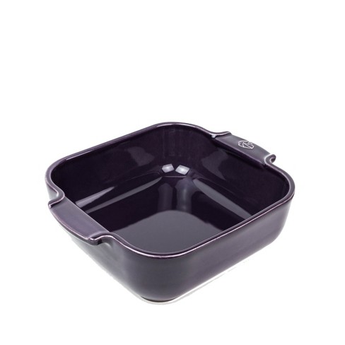 Peugeot | Appolia Square Ceramic Baking Dish, 21 Cm - 8 In, Eggplant ...