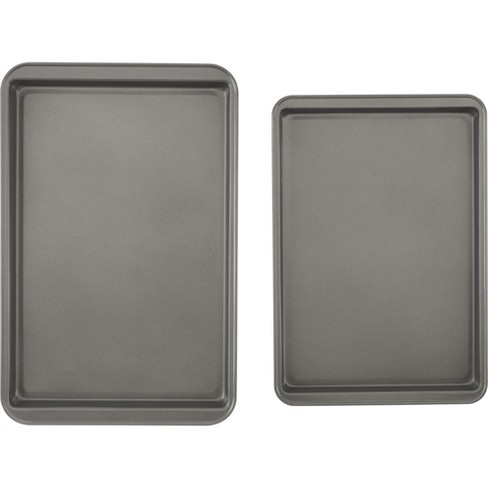 Goodcook Ready 2pk Cookie Sheets (17"x11" And 15"x10") : Target