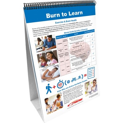 Sportime Exercise Facts Flip Chart Set, Grades 5 To 12 : Target