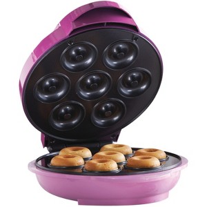 Brentwood Electric 7-Hole Nonstick Mini Donut Maker in Pink : Target