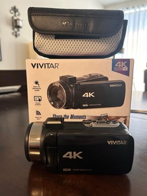 Vivitar 4k Wi-fi Video Hd Camcorder With 18x Digital Zoom And 3” Ips ...