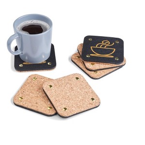 Summit One 4 X 4 Inch, 5mm Felt Thick Funny Coasters For Drinks, Set Of ...