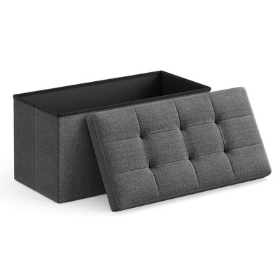 Songmics 30" Storage Ottoman Bench Hold Up To 660lb Ottoman With ...