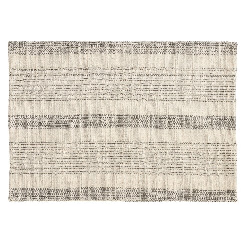 Saro Lifestyle Striped Woven Cotton Table Mats : Target