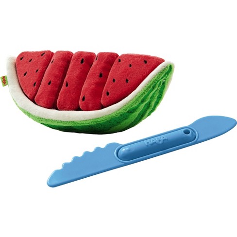 Haba Biofino Watermelon Washable Plush Play Food With 5 Slices : Target