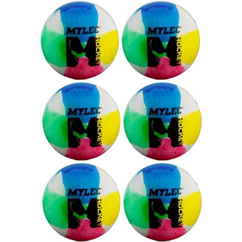 Mylec Original No-bounce Roller Hockey Ball, Color Coded To Play At ...