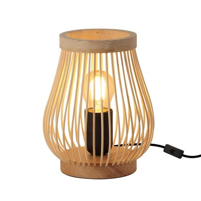 Tobili Minimalist Style Bamboo Desk Lamp : Target