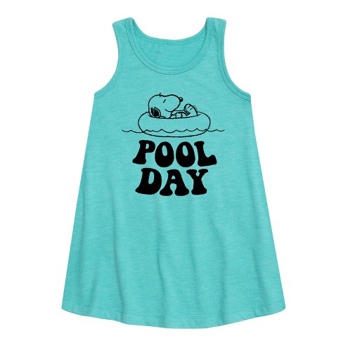 Peanuts Snoopy Pool Day - Turquoise - 4t : Target