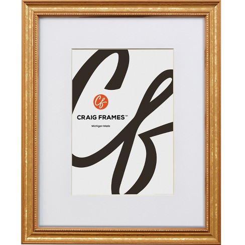Craig Frames 26x32 Inch Satin Black Single Image Picture Frame Matted ...