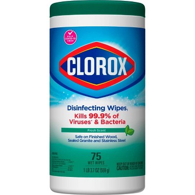Clorox Fresh Scent Disinfecting Wipes - 75ct : Target