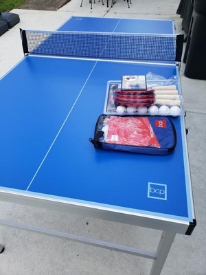 Best Choice Products 6x3ft Portable Ping Pong Table Game Set, Folding ...