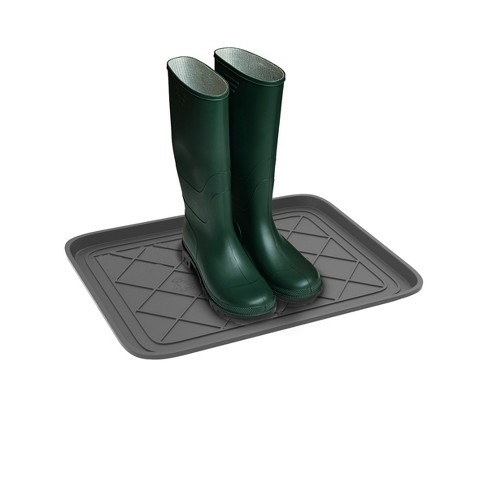 Fleming Supply All-weather Small Boot Tray/utility Mat - Gray : Target
