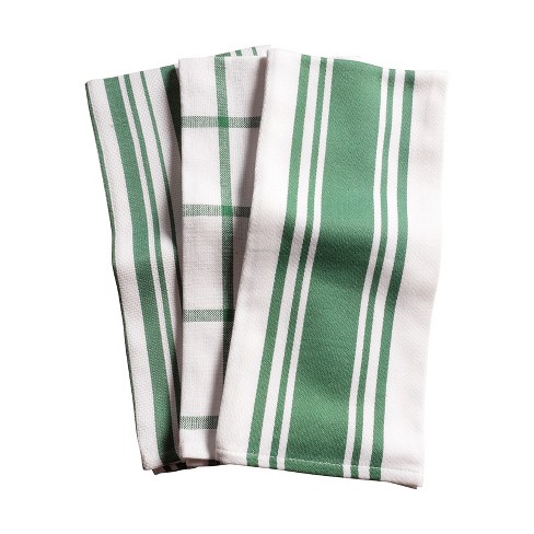 Kaf Home Centerband/basketweave/windowpane Kitchen Towels, Set Of 3 ...