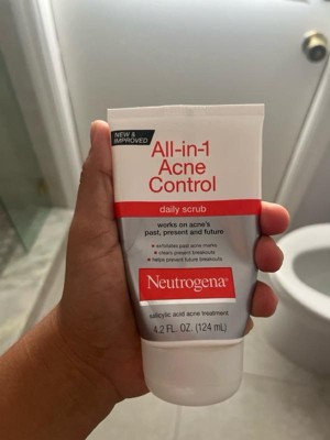 Neutrogena All-in-1 Acne Control Daily Face Scrub With Salicylic Acid ...