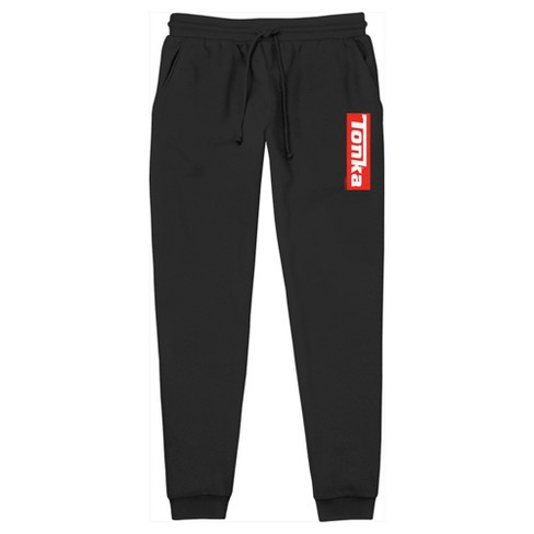 Men's Tonka Classic Red Logo Jogger Sweatpants - Black - 2x Large : Target