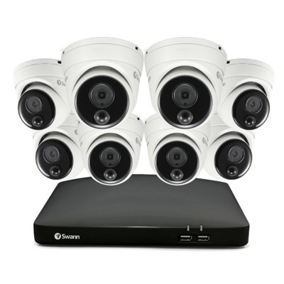 Swann Master 4k 8 Channel Home Security Surveillance System, 2tb Nvr, 8 ...