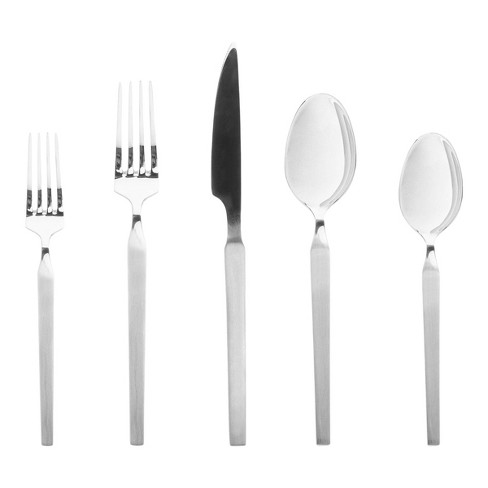 Godinger Silver 20pc Podium Satin Stainless Steel Flatware Set : Target