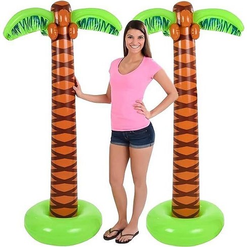 4e's Novelty Inflatable Palm Trees (2 Pack, 5.5ft) - Hawaiian Party ...
